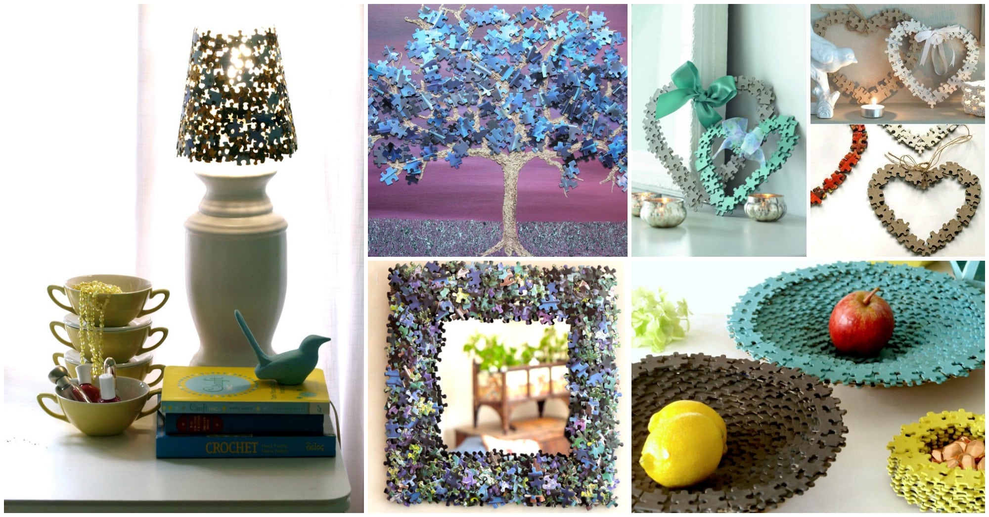Awesome Jigsaw Puzzle Decor Ideas